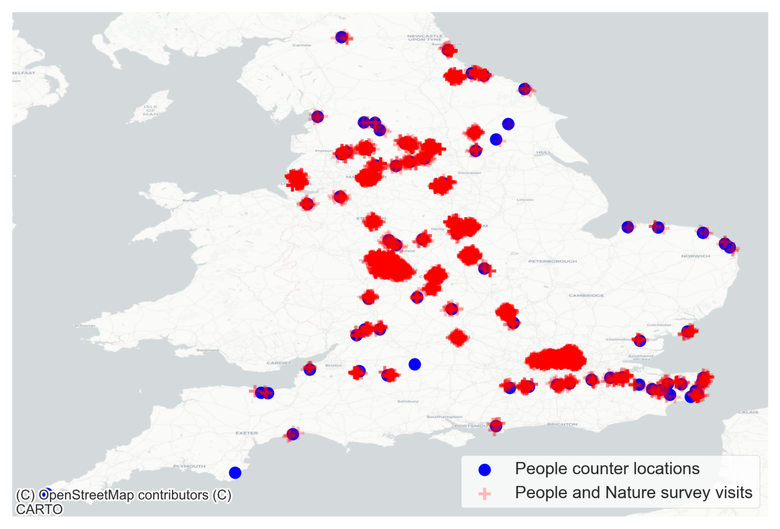 A data science approach to estimate the use of natural spaces: a ...