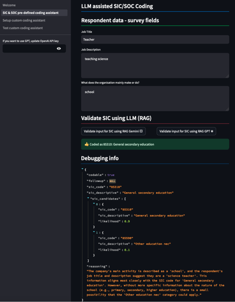 Classifai Exploring The Use Of Large Language Models Llms To Assign Free Text To Commonly